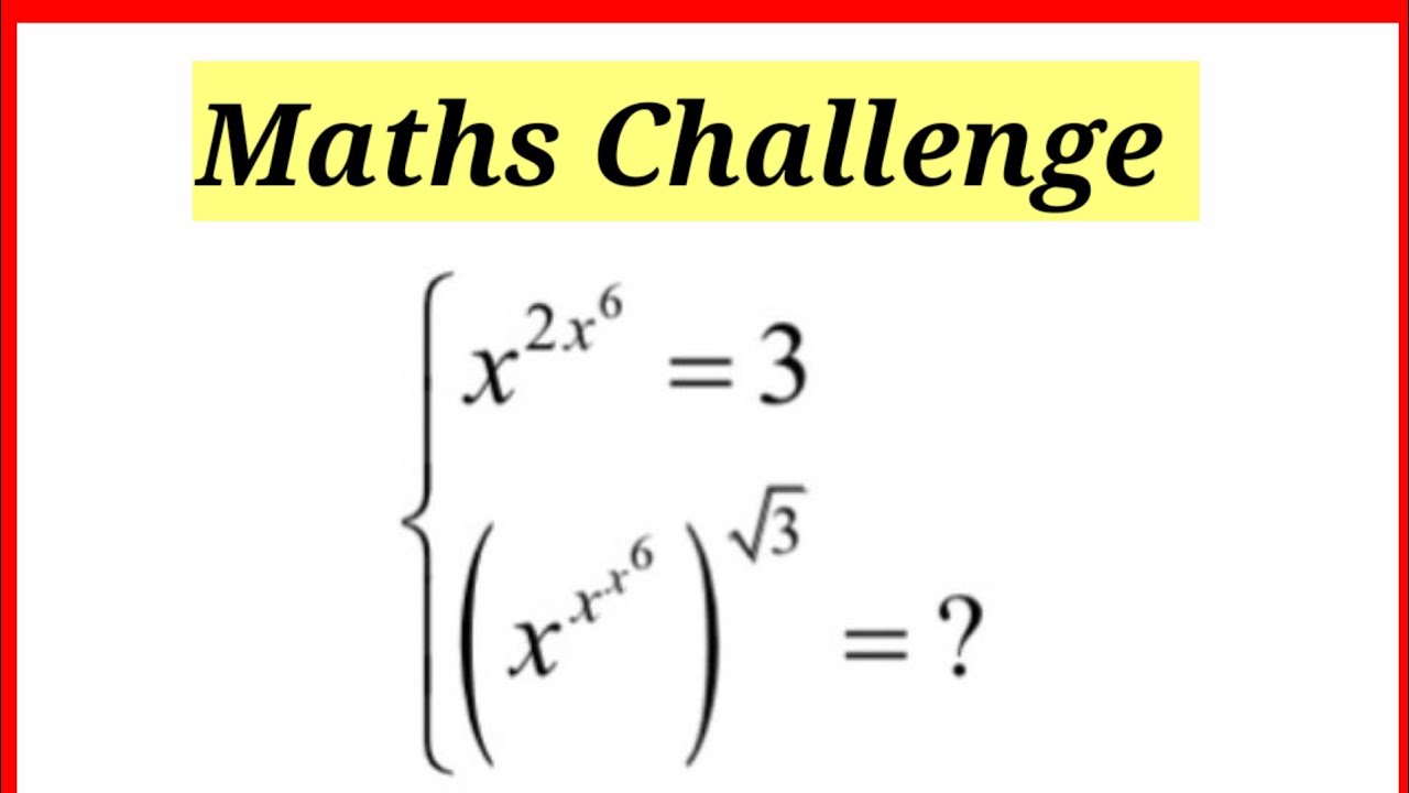 Maths Challenge/Olympiad math practice question #mathsolympiad - YouTube