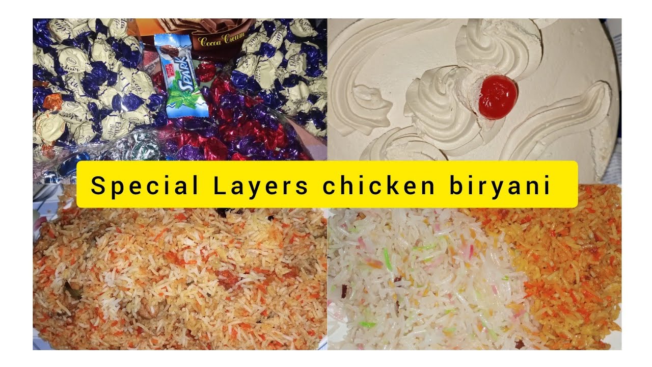 @Special layers chicken biryani || Layers chicken biryani recipe ...