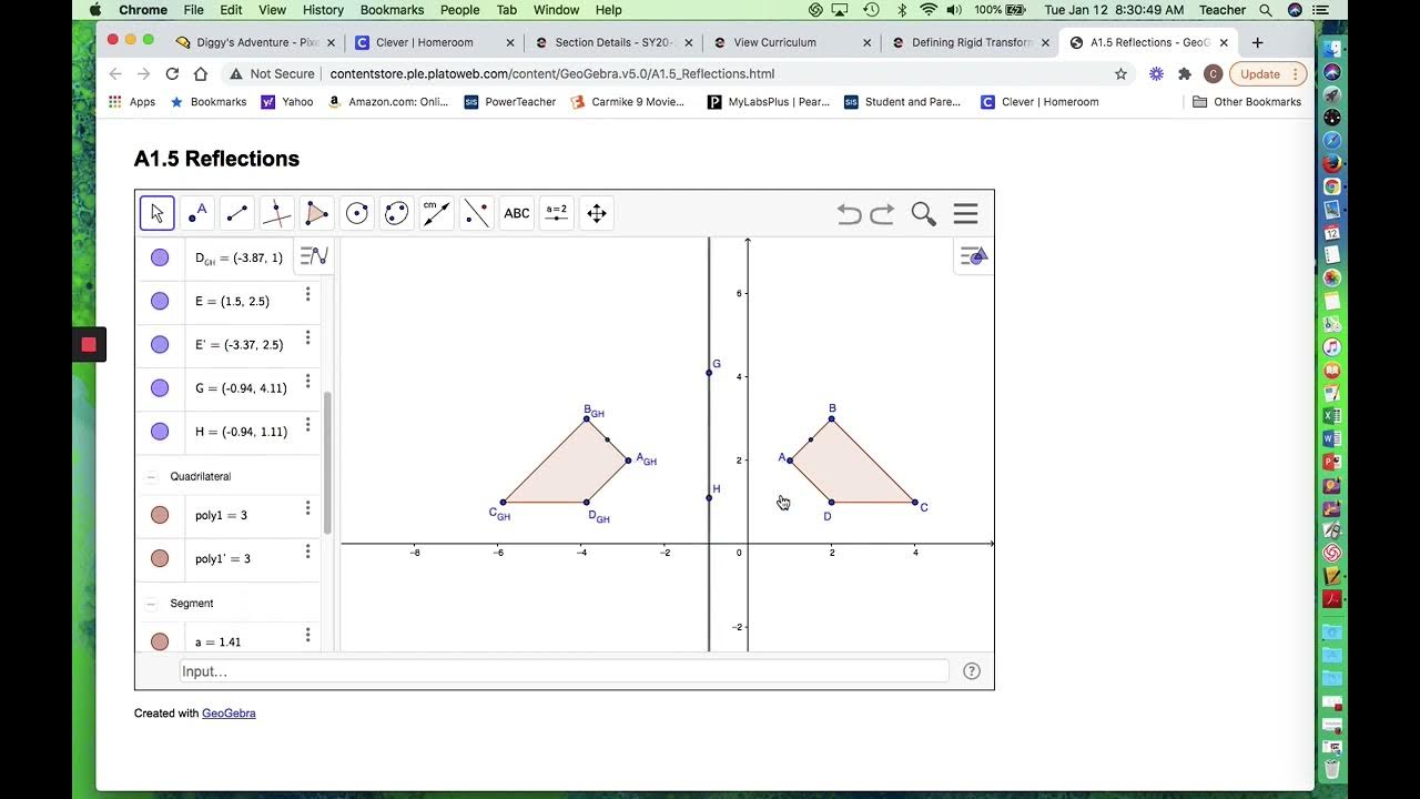 Edmentum Geometry - Defining Rigid Transformations Part 2 - YouTube