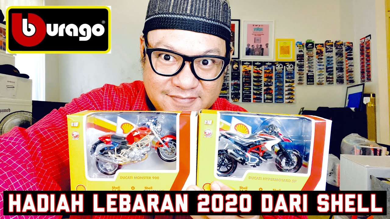HADIAH LEBARAN 2020 DARI SHELL - DUCATI - DIECAST MOTOR BBURAGO # ...