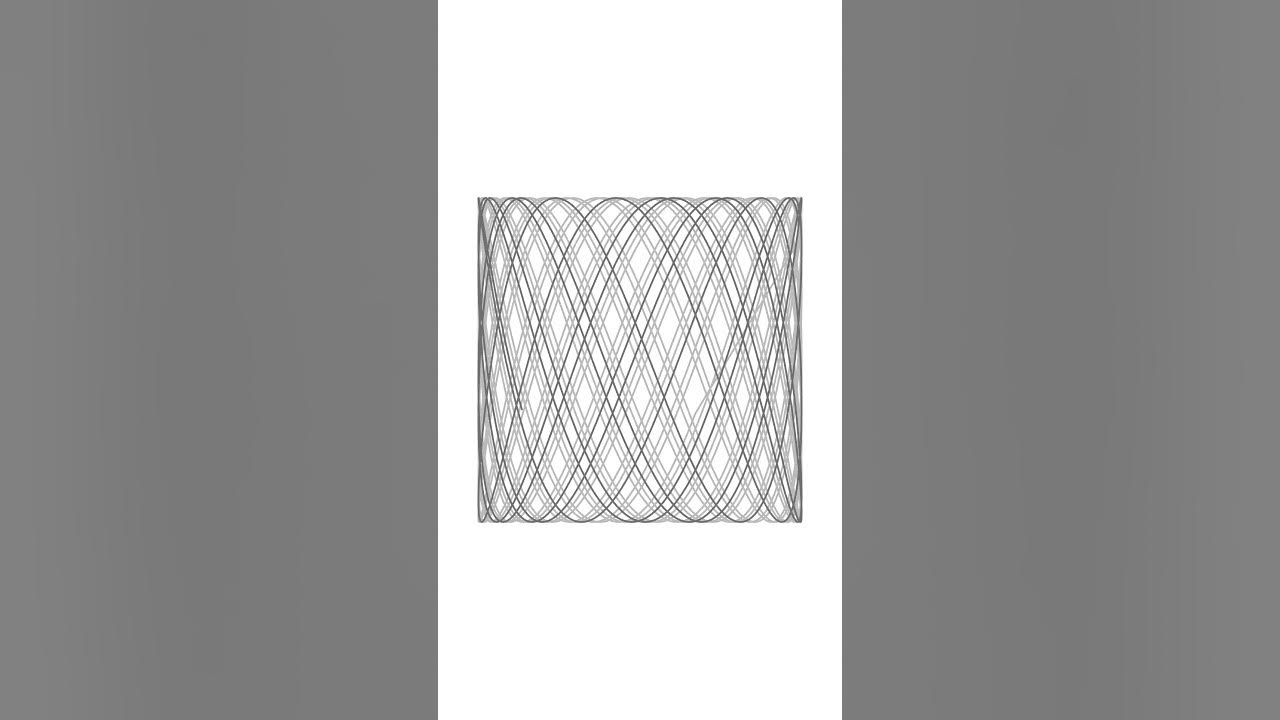 Lissajous Art 4 Shorts Art Creativecoding Genart Processing P5js Shadertoy Math