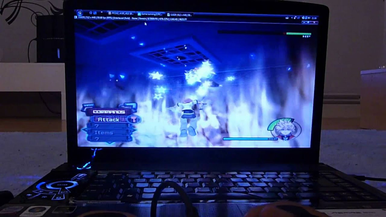 PCSX2 on laptop full speed HD - YouTube