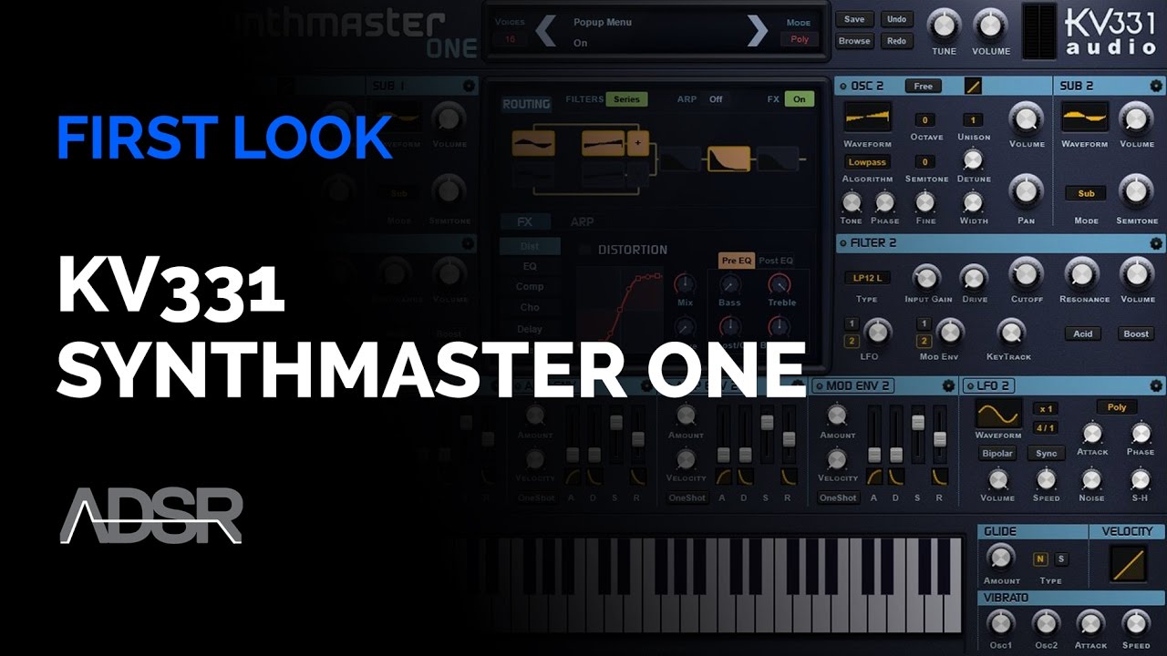 KV331 SynthMaster One - First Look - YouTube