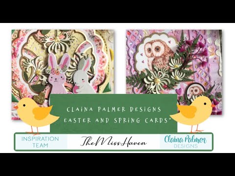 New DIE Releases from Claina Palmer Designs *Spring & Easter Cards ...
