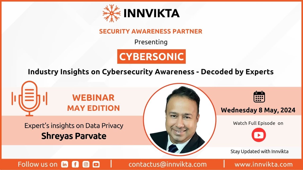 Cybersonic is BACK with Season 2: Dive Deep into Data Privacy! Innvikta: Your Cyber Security ...