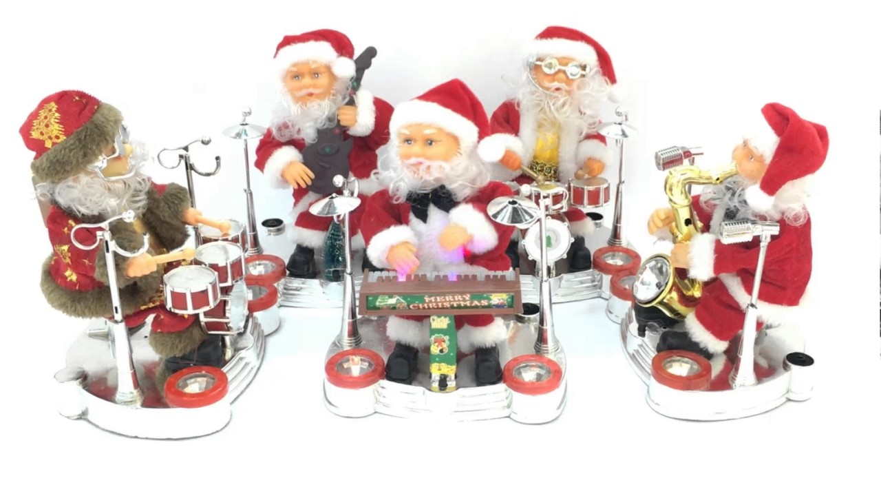NT- C12 Santa Claus music playing toys - YouTube