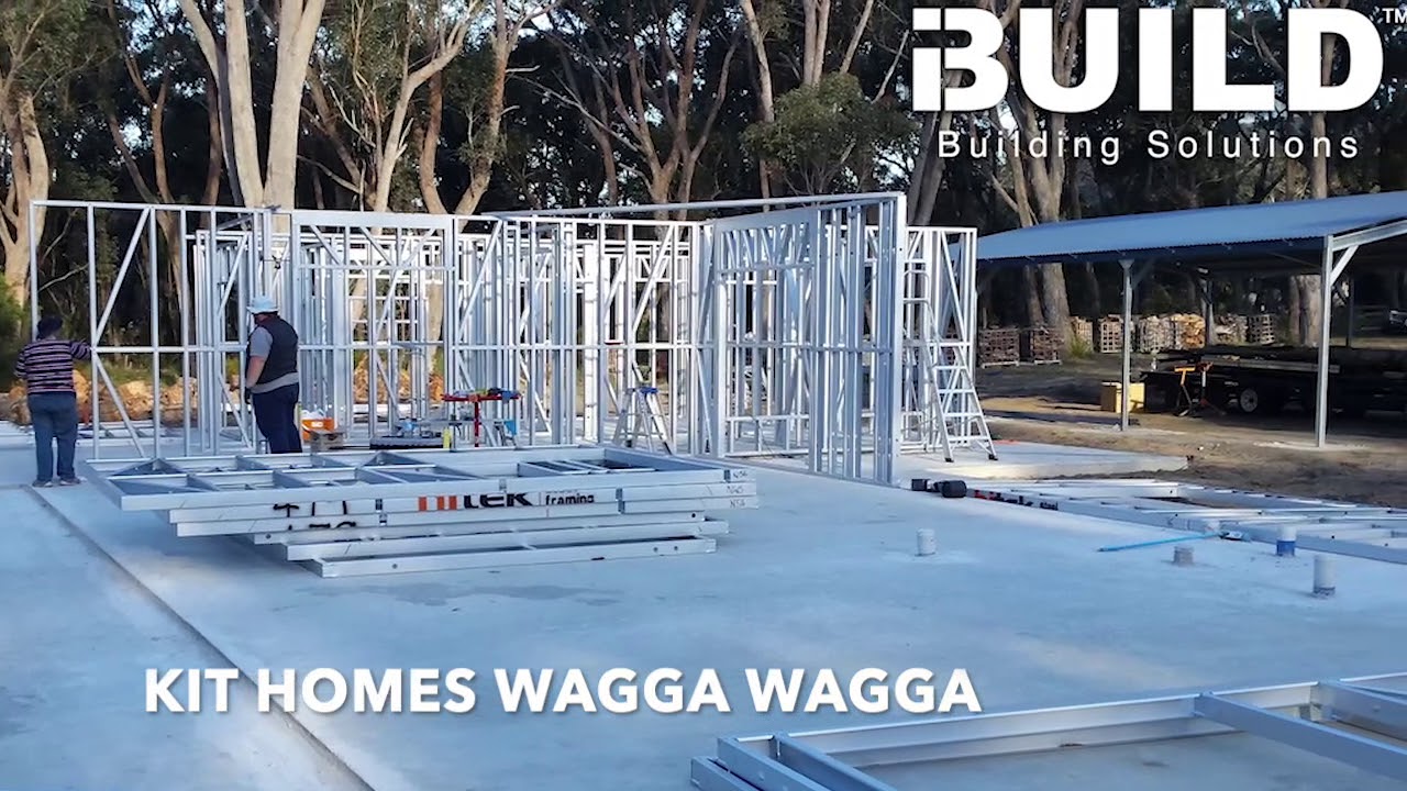 iBuild Kit Homes Wagga Wagga Client Construction - YouTube