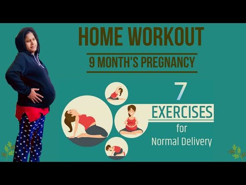 Home exercise 9th month pregnancy | Tips for normal delivery in 9th ...