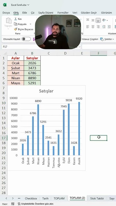Excel Grafik Kısayol #excel #office365 #exceltips #verianalizi #exceltricks #microsoftexcel ...