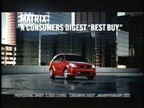 2003 Toyota Matrix & Corolla Commercial - YouTube