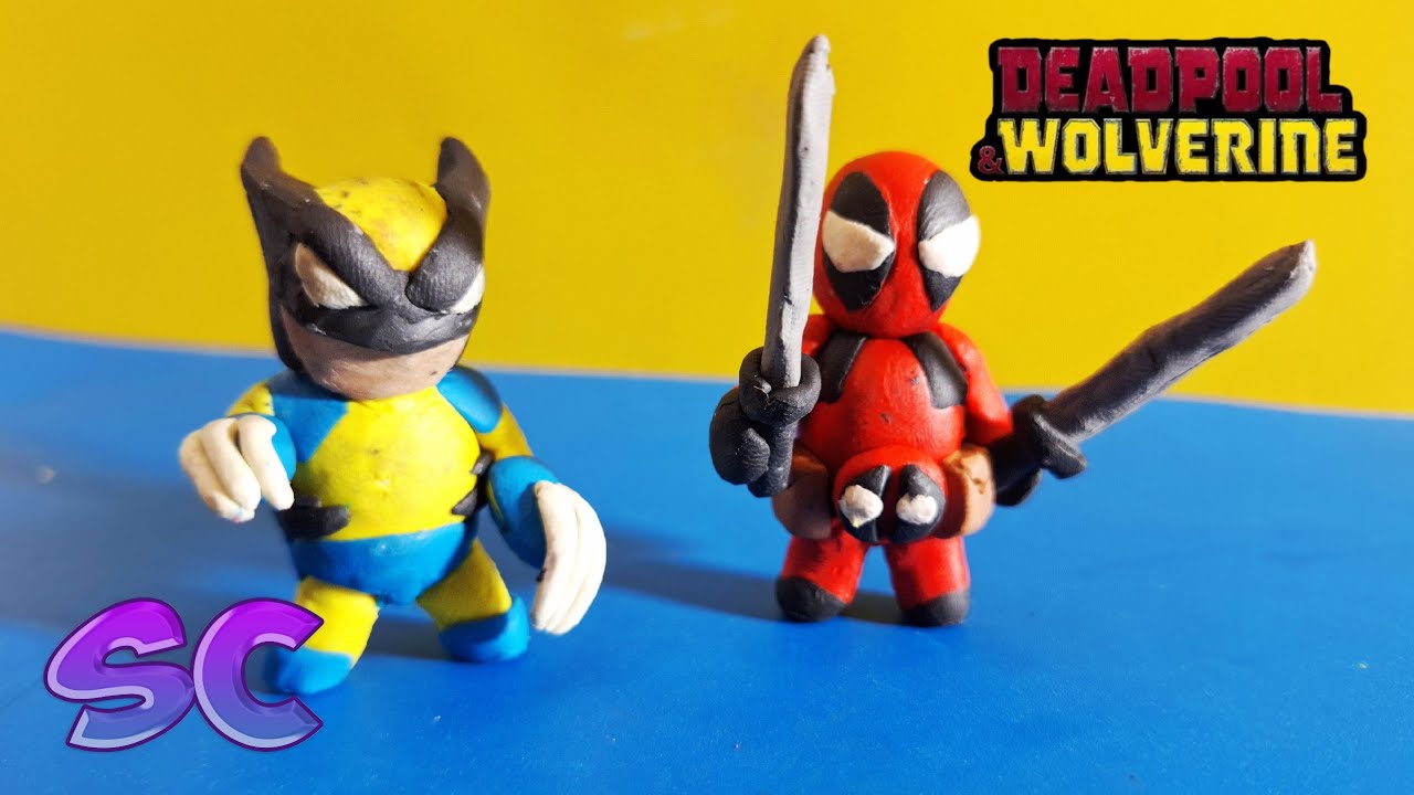 🇺🇸DEADPOOL AND WOLVERINE CLAY | CLAY ART - YouTube