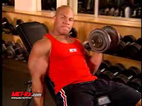 Phil Heath Bicep MET Rx Training Video - YouTube