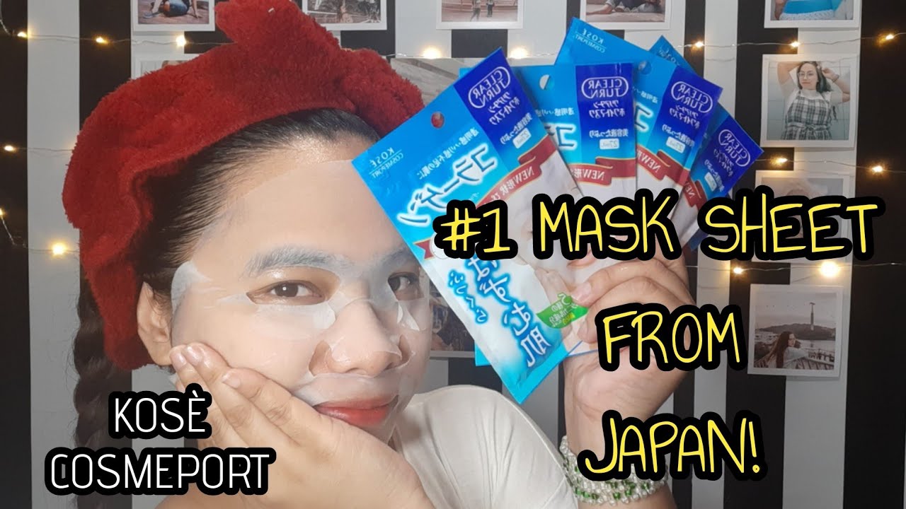 KOSE COSMEPORT MASK SHEET | JAPAN #1 MASK SHEET | dia ferrer - YouTube