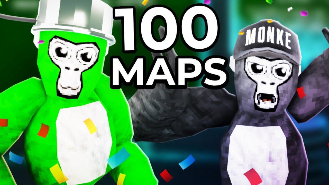 100 VIRTUAL MAPS IN GORILLA TAG! - YouTube