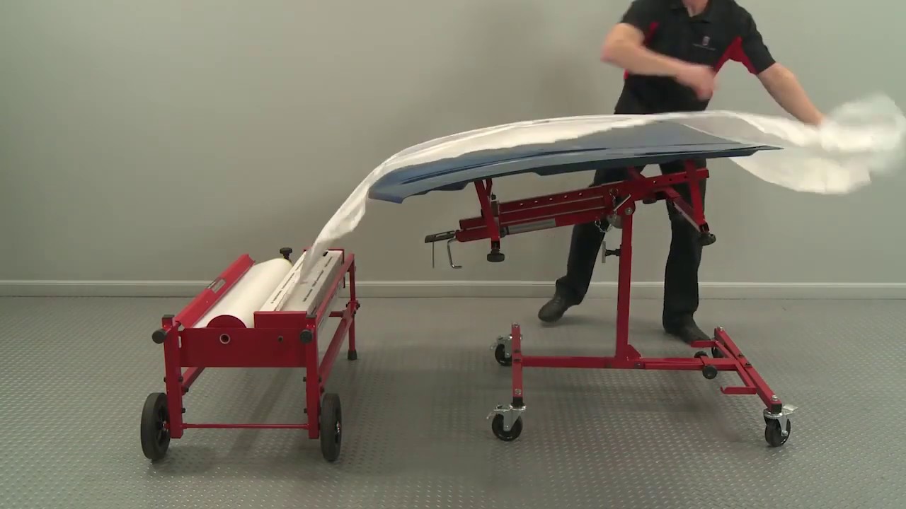 Innovative Paper & Plastic Dispenser™ for auto body detailing - YouTube