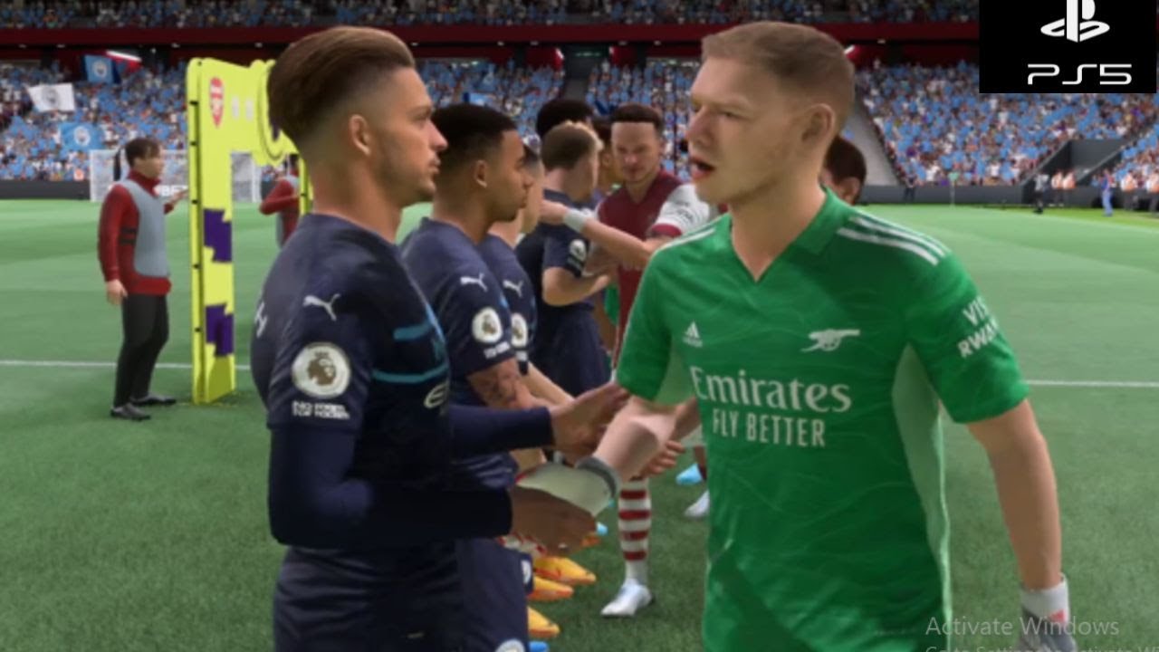 man city vs arsenal full match - fifa 22 (4k) - YouTube