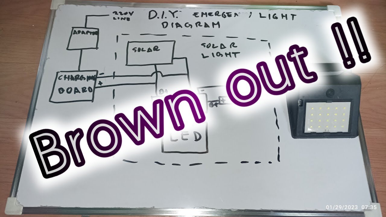 DIY: How to make Mini Emergency Light ? - YouTube