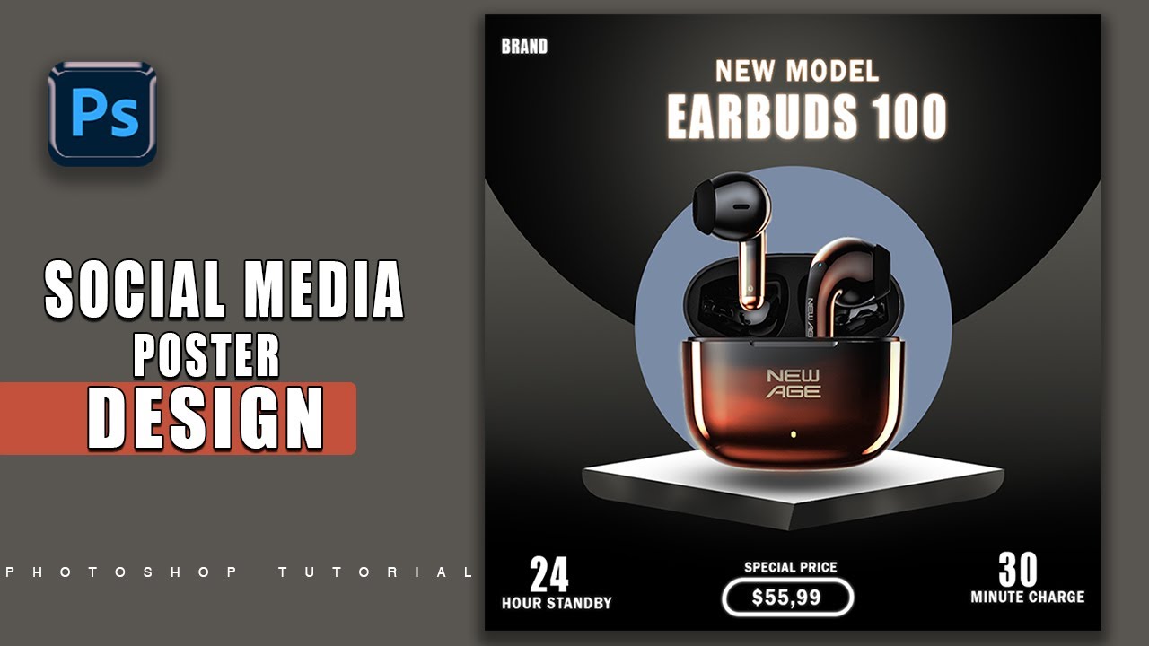 Creative Poster Design Tutorial - in photoshop - YouTube