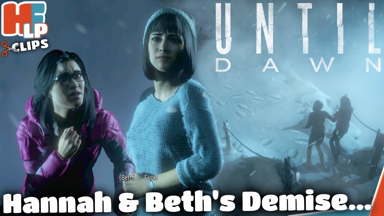 Hannah & Beth's Demise (Until Dawn) - YouTube