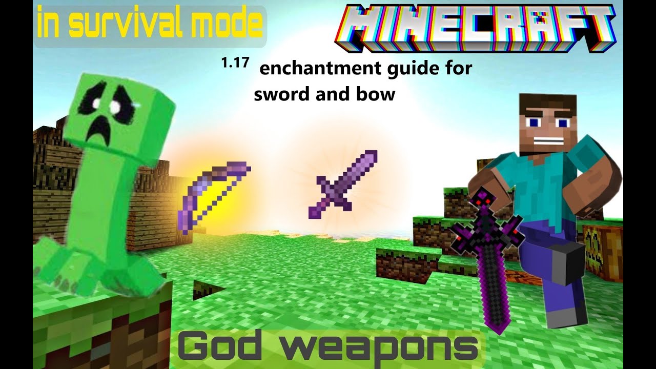 best enchantments for sword and bow || enchantment guide for god ...