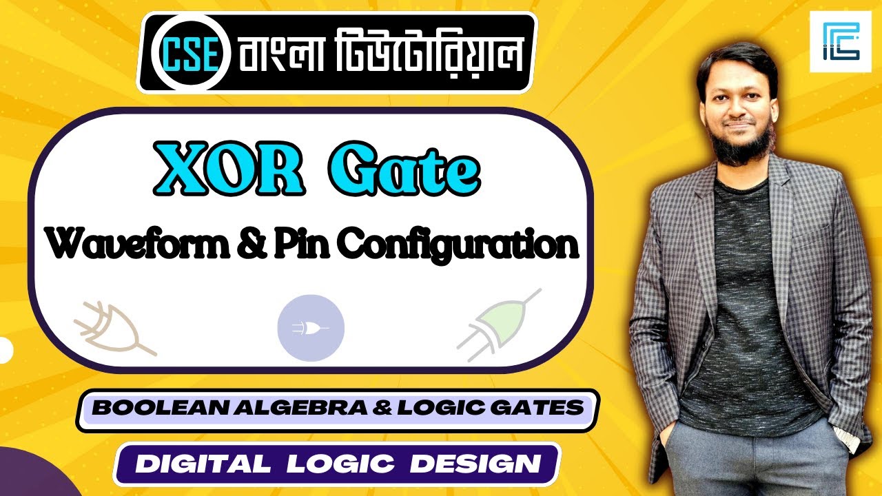XOR Gate Pin Diagram Bangla | XOR Gate Waveform Bangla | IC 7486 ...
