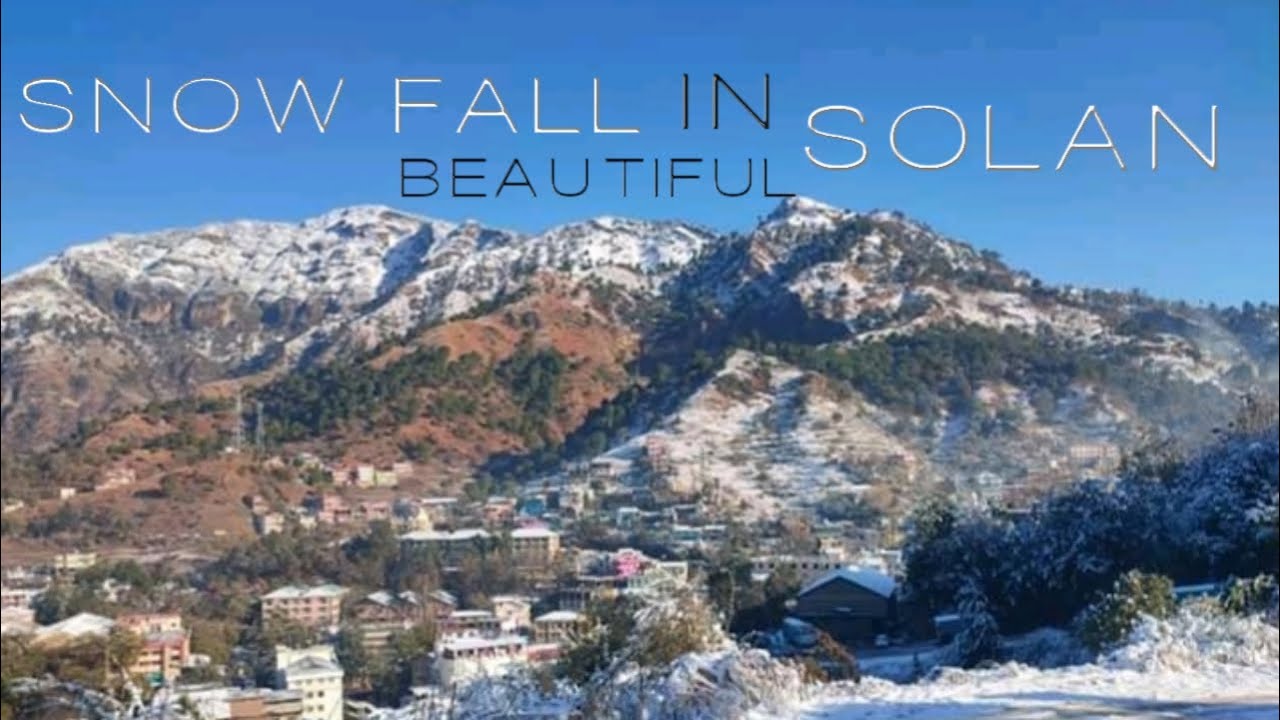 snow fall | solan | live snow fall | solan Himachal pradesh - YouTube