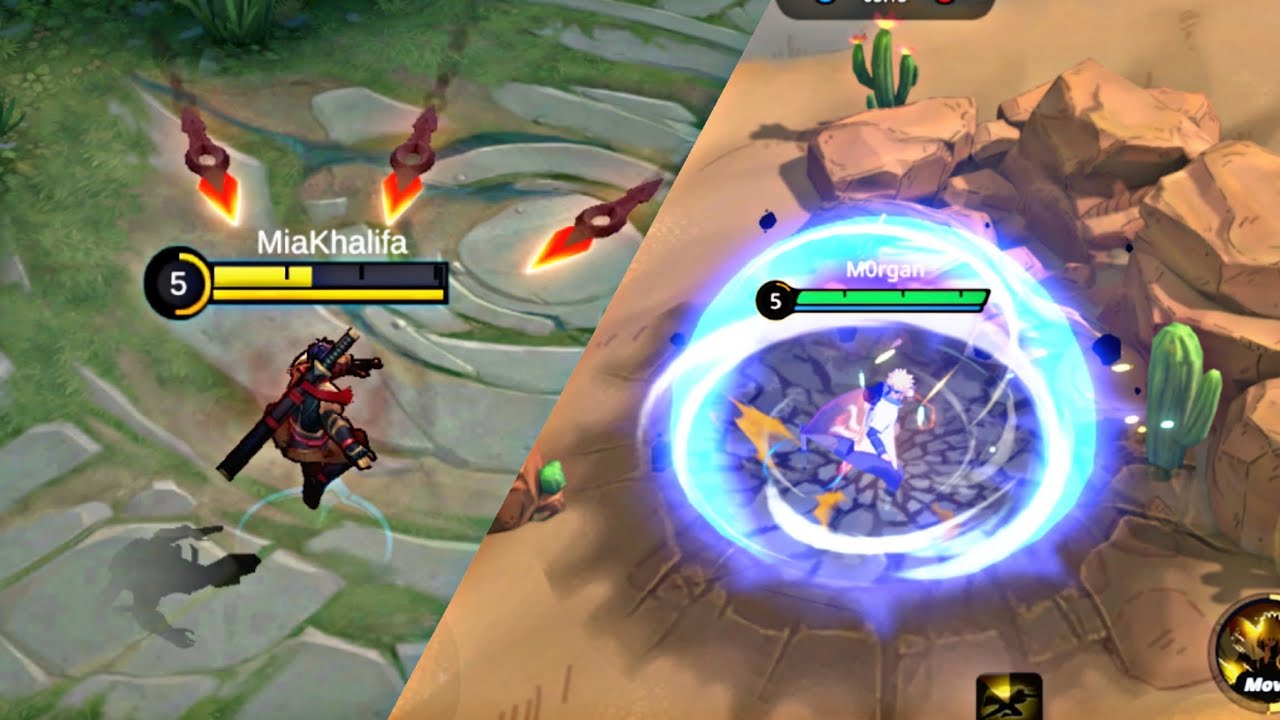 JUMP ASSEMBLE VS MOBILE LEGENDS l MINATO VS HAYABUSA SKILLS COMPARISON ...