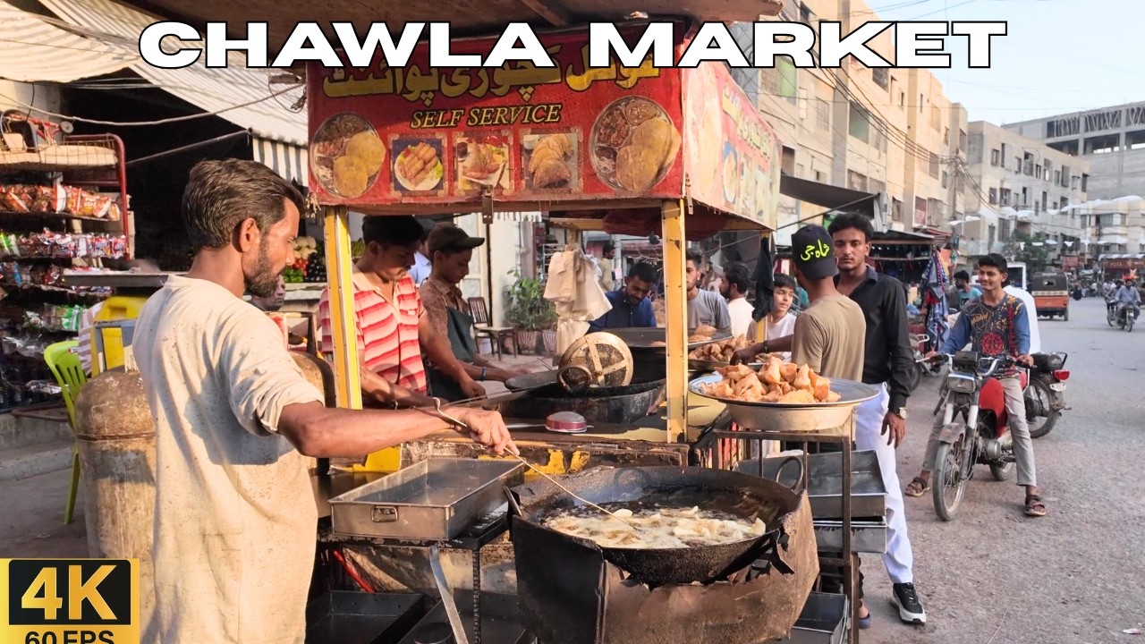 Chawla Market Nazimabad Walking Tour 4K - YouTube