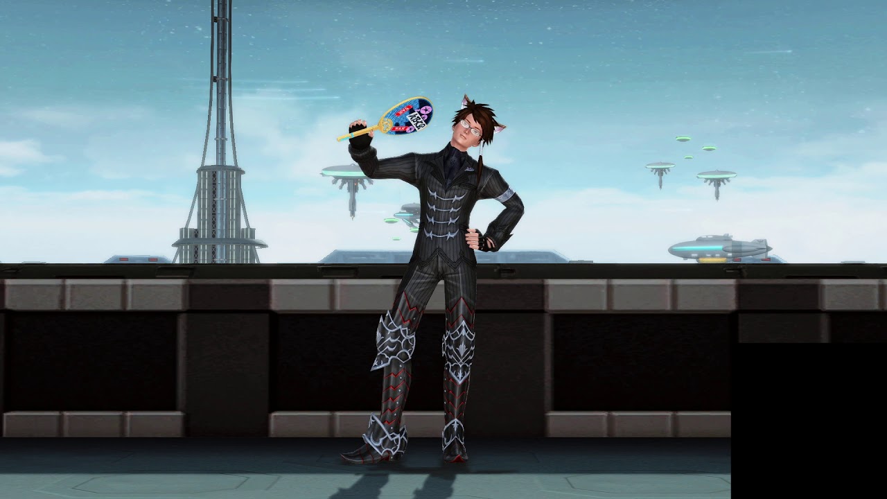 PSO2 Emotes - 189: Fan 1 - YouTube