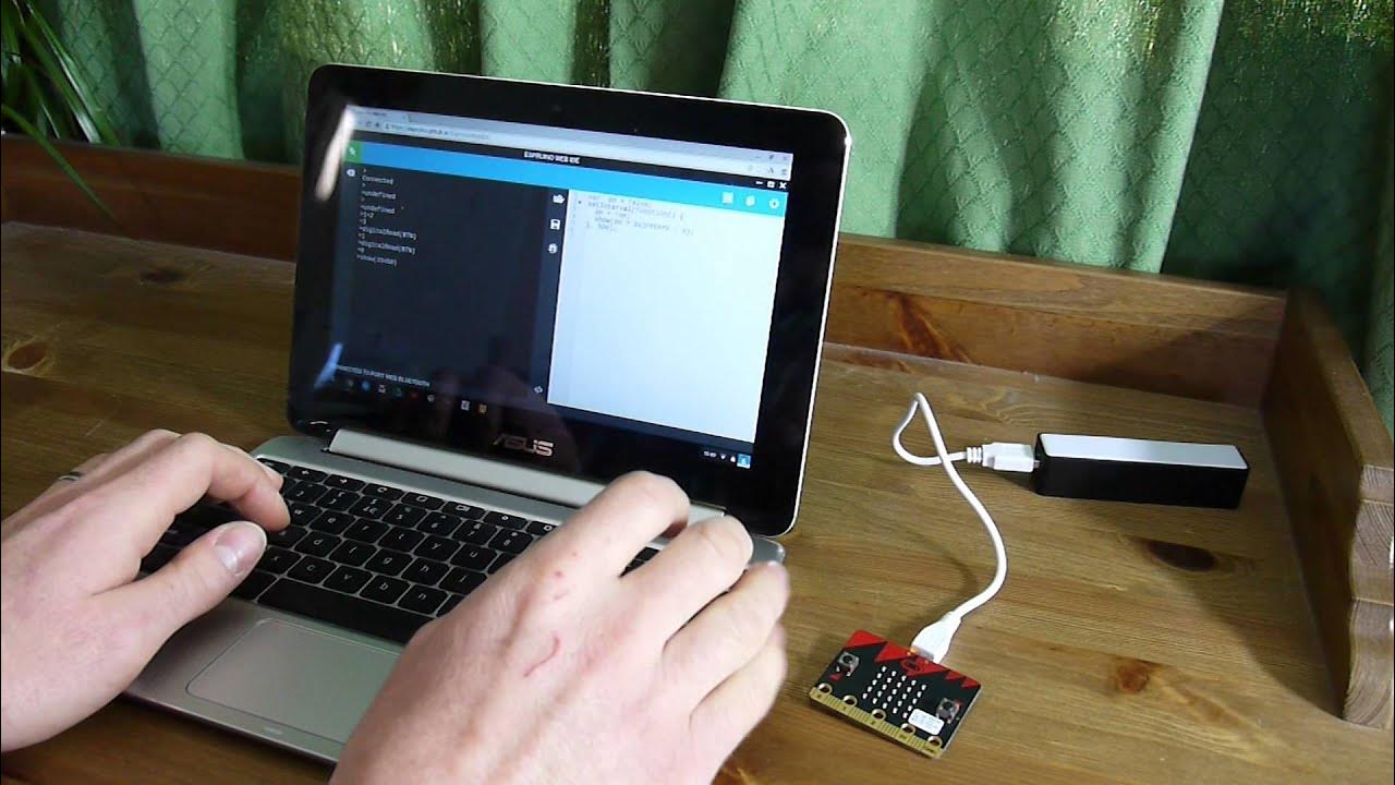 BBC micro:bit with Espruino JavaScript and Web Bluetooth - YouTube
