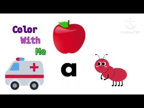 ABC color with me / Learn phonics with colors 🖌 - YouTube