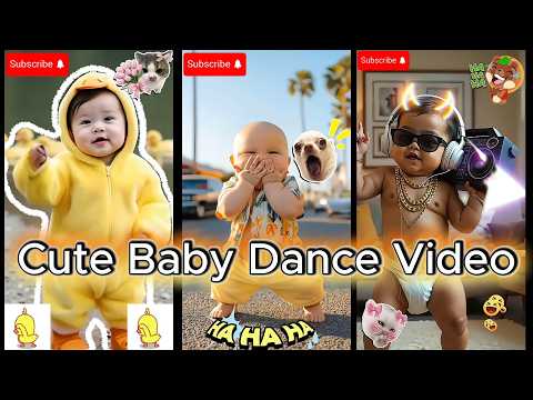 Cutest baby funniest dancing, funny moment cute baby laugh 😋🤣