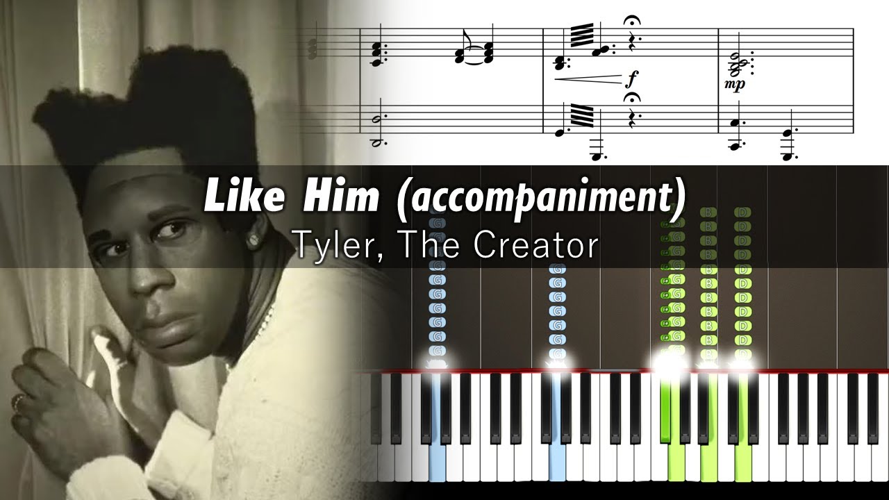 Tyler, The Creator - Like Him (feat. Lola Young) - Accurate Piano ...