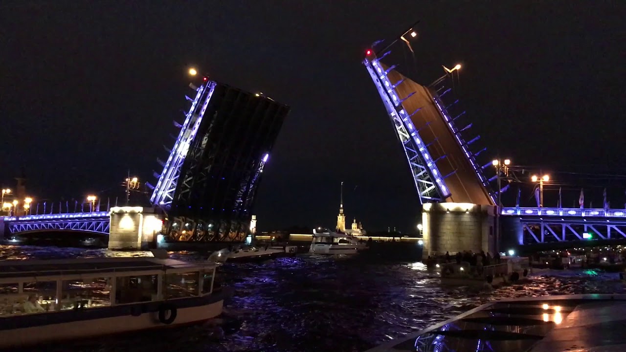 White Night at Saint Petersburg, Russia - YouTube