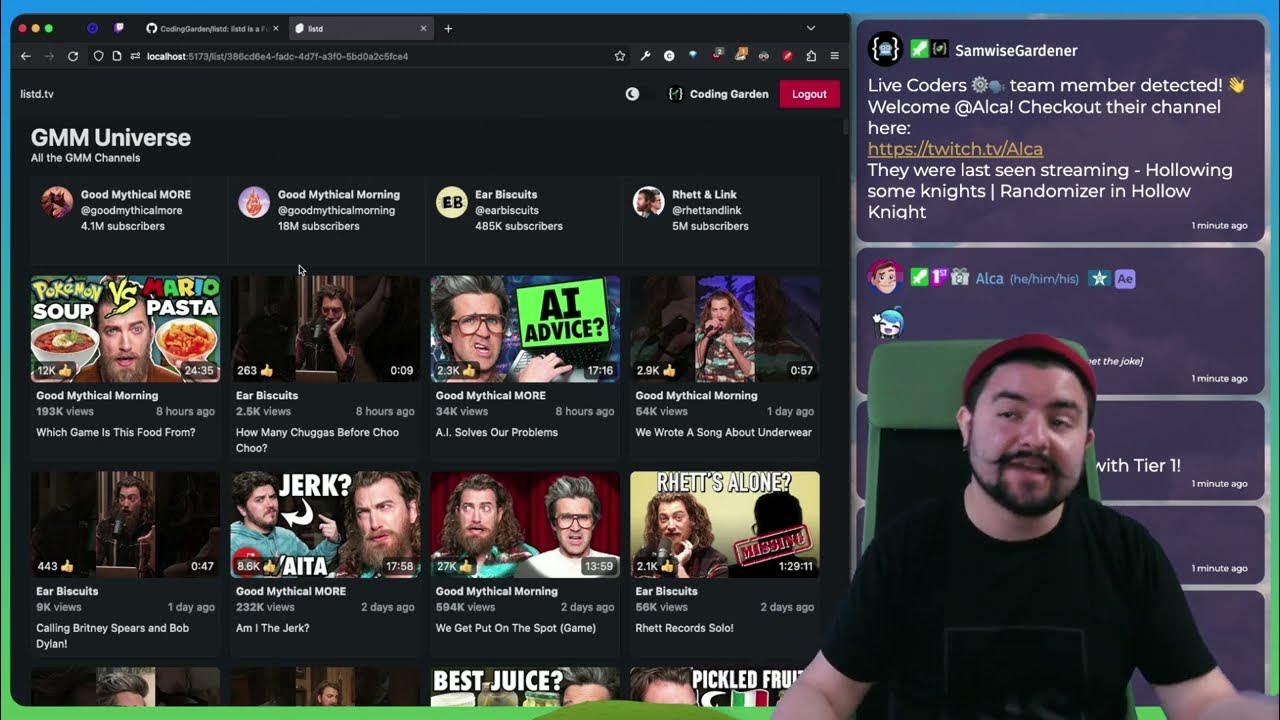2023 04 07 Listd Sveltekit Finishing Up Youtube Api Integration Watch Page Day 14