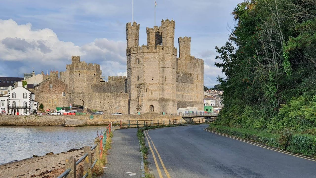 Menai Straits Road Cycling [4K] Part 9: Llanfaglan - YouTube