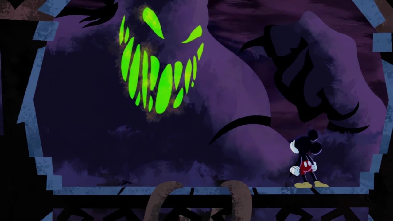 Inside The Blot - Epic Mickey: Rebrushed Paint Path Walkthrough part 13 ...