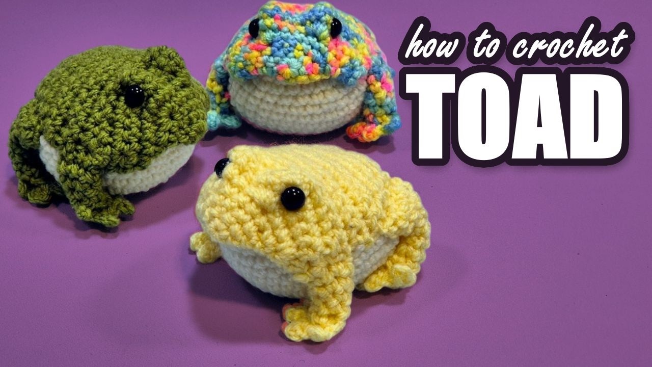 Making Toads! [Crochet Pattern & tutorial] - YouTube