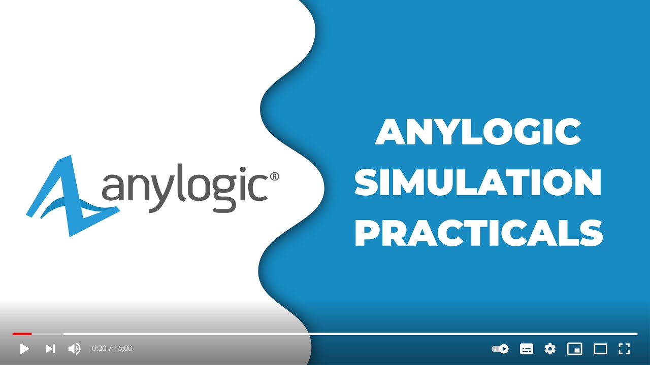 Bank Queuing System Simulation in AnyLogic | Discrete Event Simulation Practical Part 2 - YouTube