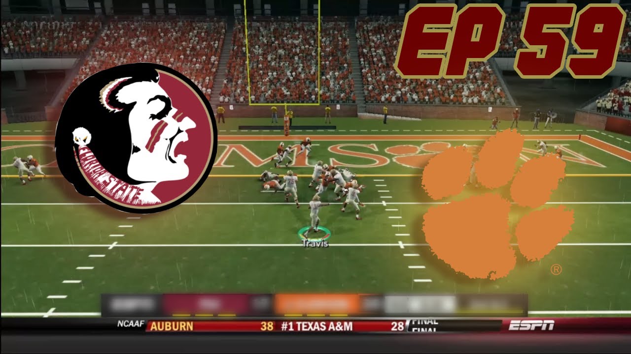 NCAA Football 22! We have a major rivalry game against Clemsons in ...