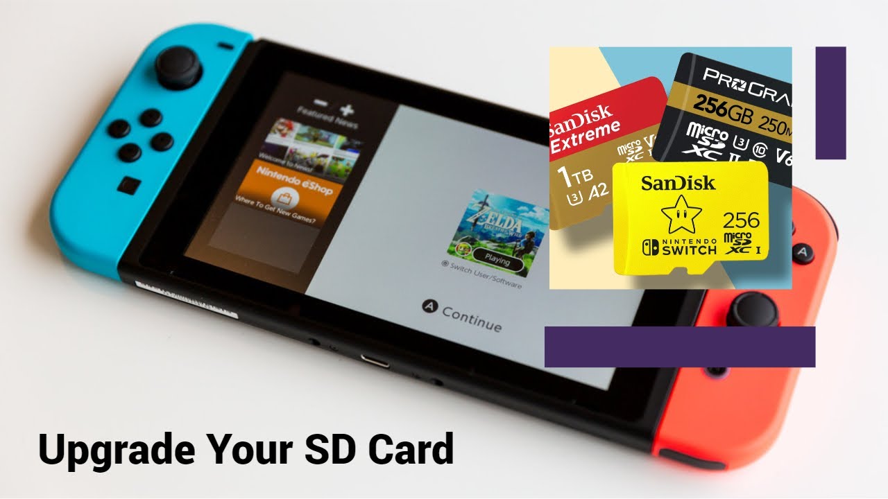 Ultimate Guide to upgrading your Nintendo Switch SD Card! - YouTube