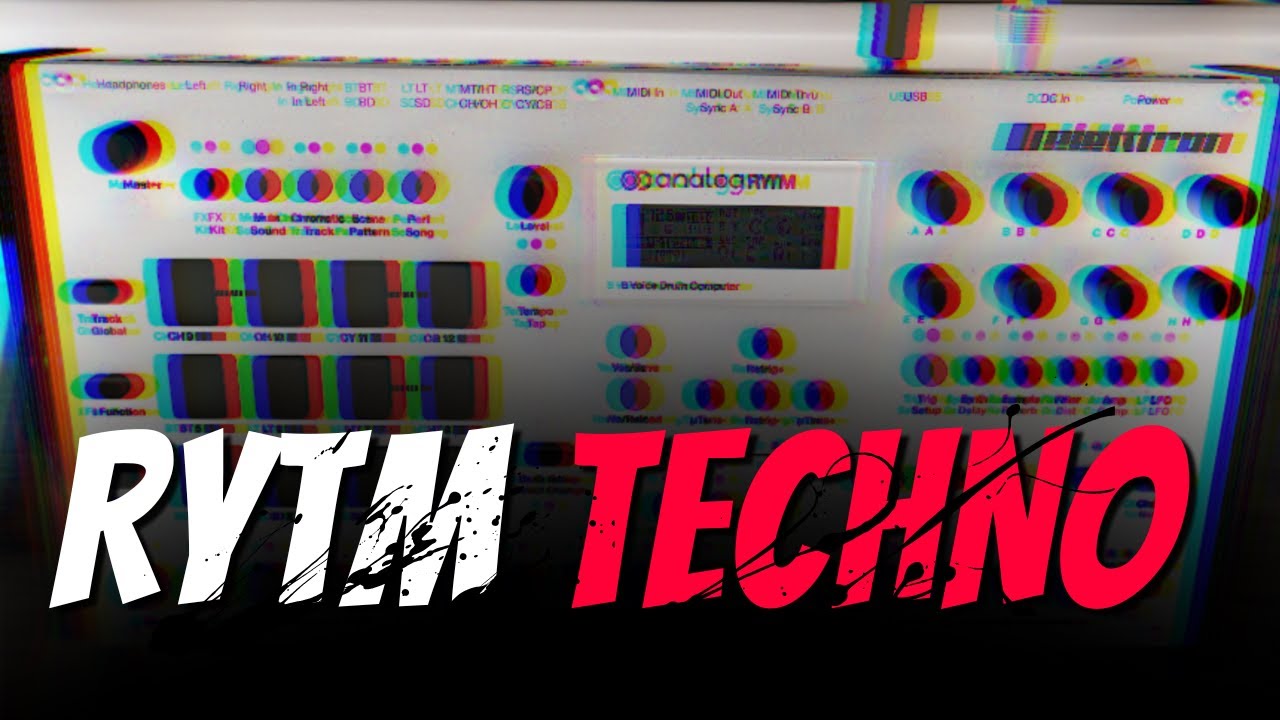 Analog Rytm Techno Tutorial (No Samples) - YouTube