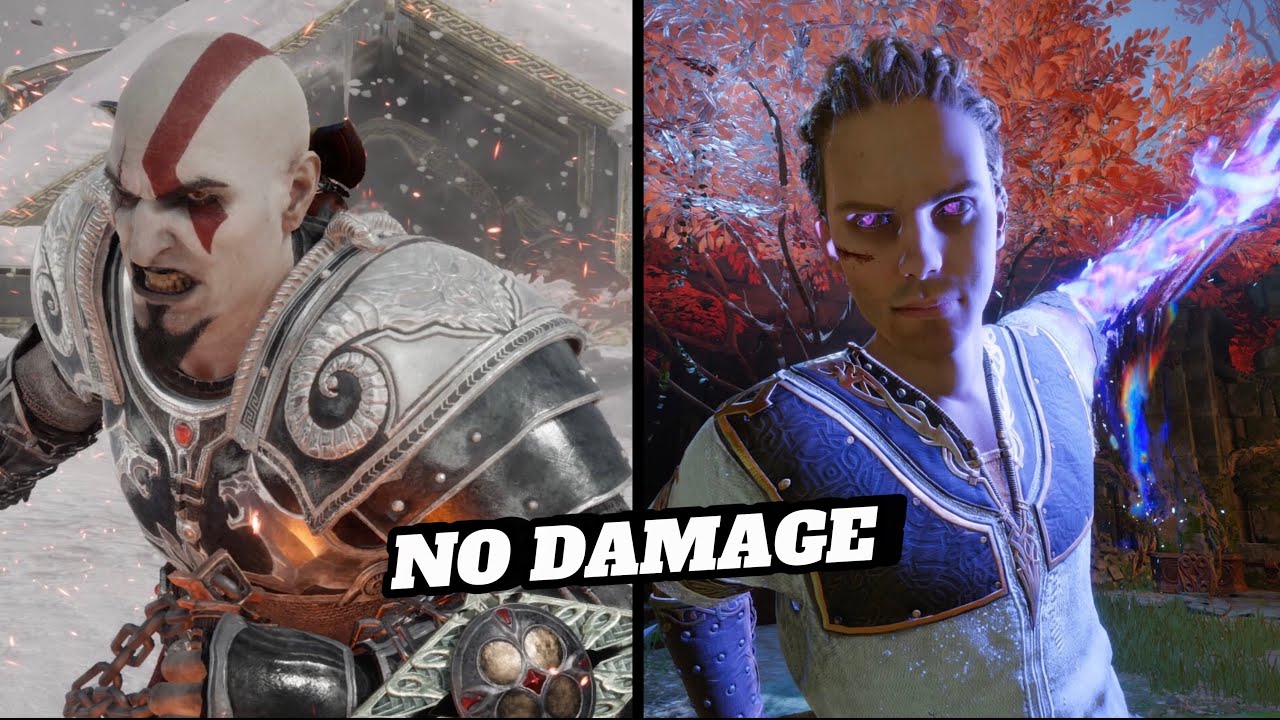 God of War Ragnarok - MAX LEVEL ZEUS BUILD vs MAIN BOSSES [NO DAMAGE ...