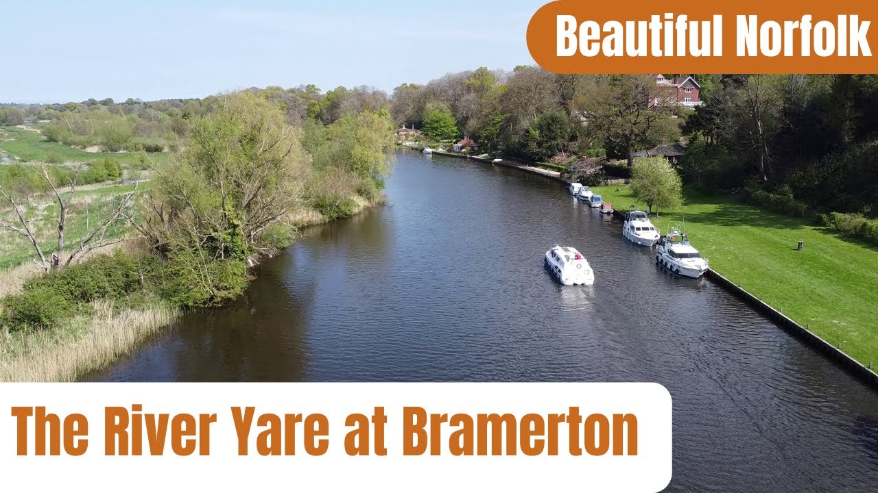 The River Yare at Bramerton - YouTube