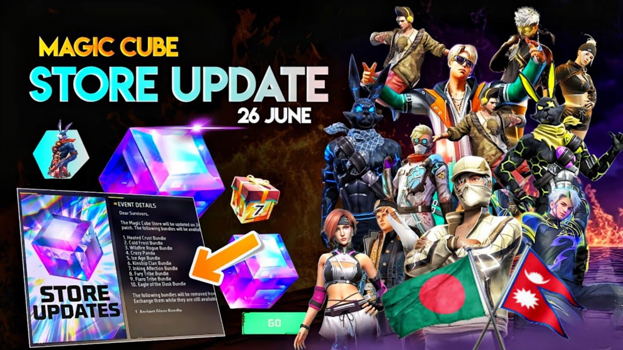20 New magic cube bundle add in Bangladesh server || Next magic cube ...