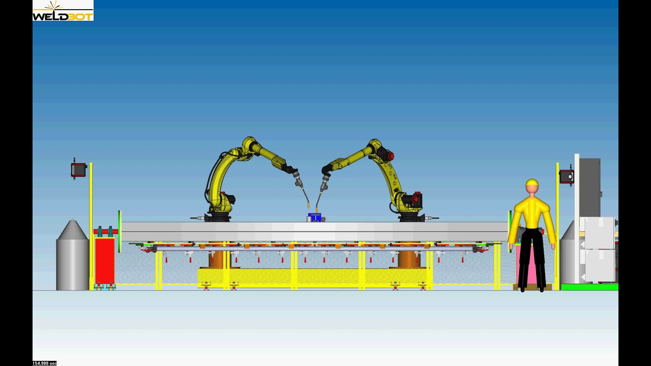 FANUC 120iD/12L Dual Arm with FRONIUS TPSi - YouTube