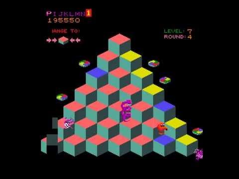 Arcade Game: Q*bert (1982 Gottlieb) - YouTube