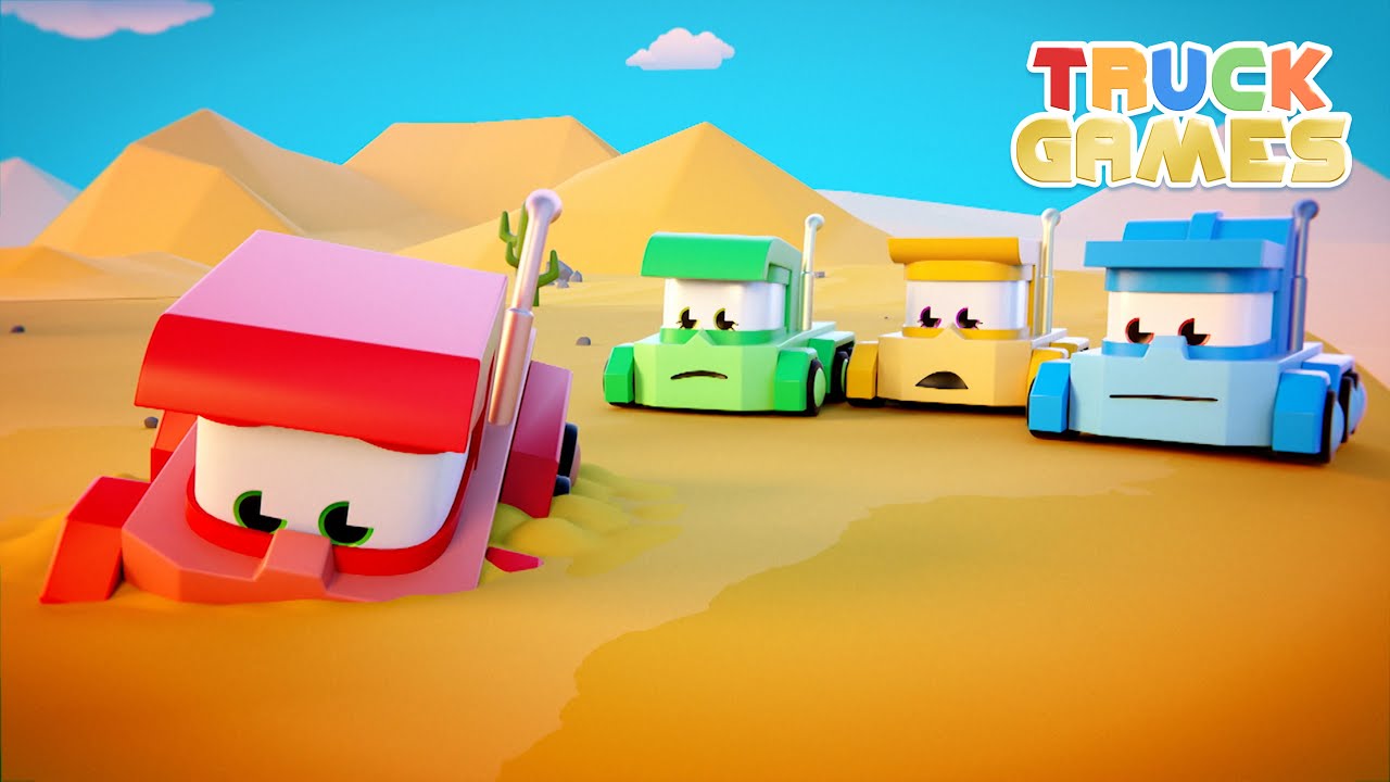 Sinking in Quick Sand | Oasis | Season 1 | Truck Games - YouTube