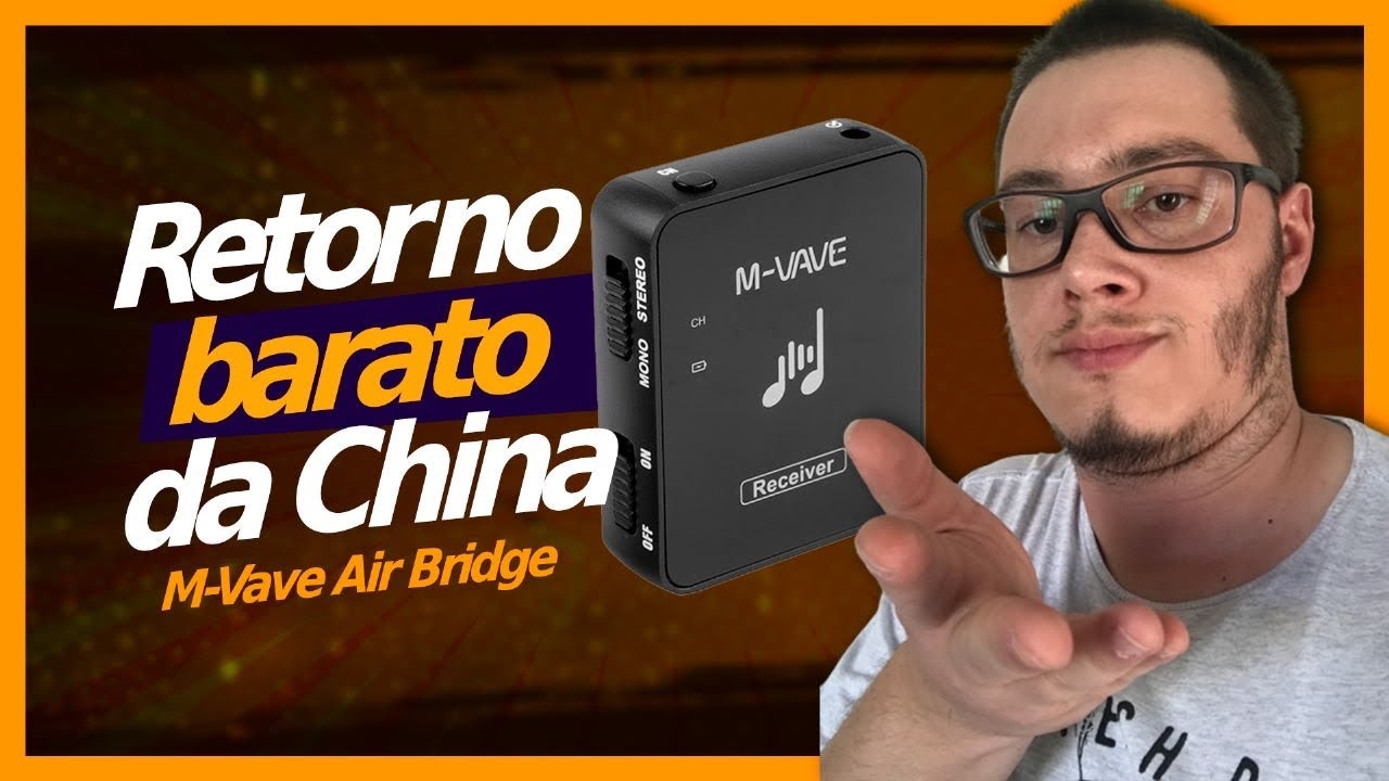 Testei um dos Retornos sem Fio + BARATO da China - M-Vave Air Bridge dá ...
