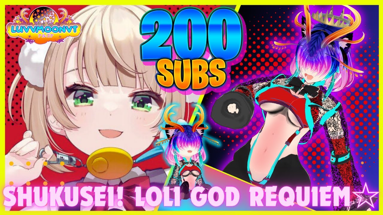 Shukusei! Loli God Requiem☆ / Ui Shigure- LuVvMoonVT / Especial 200Subs☆ - YouTube